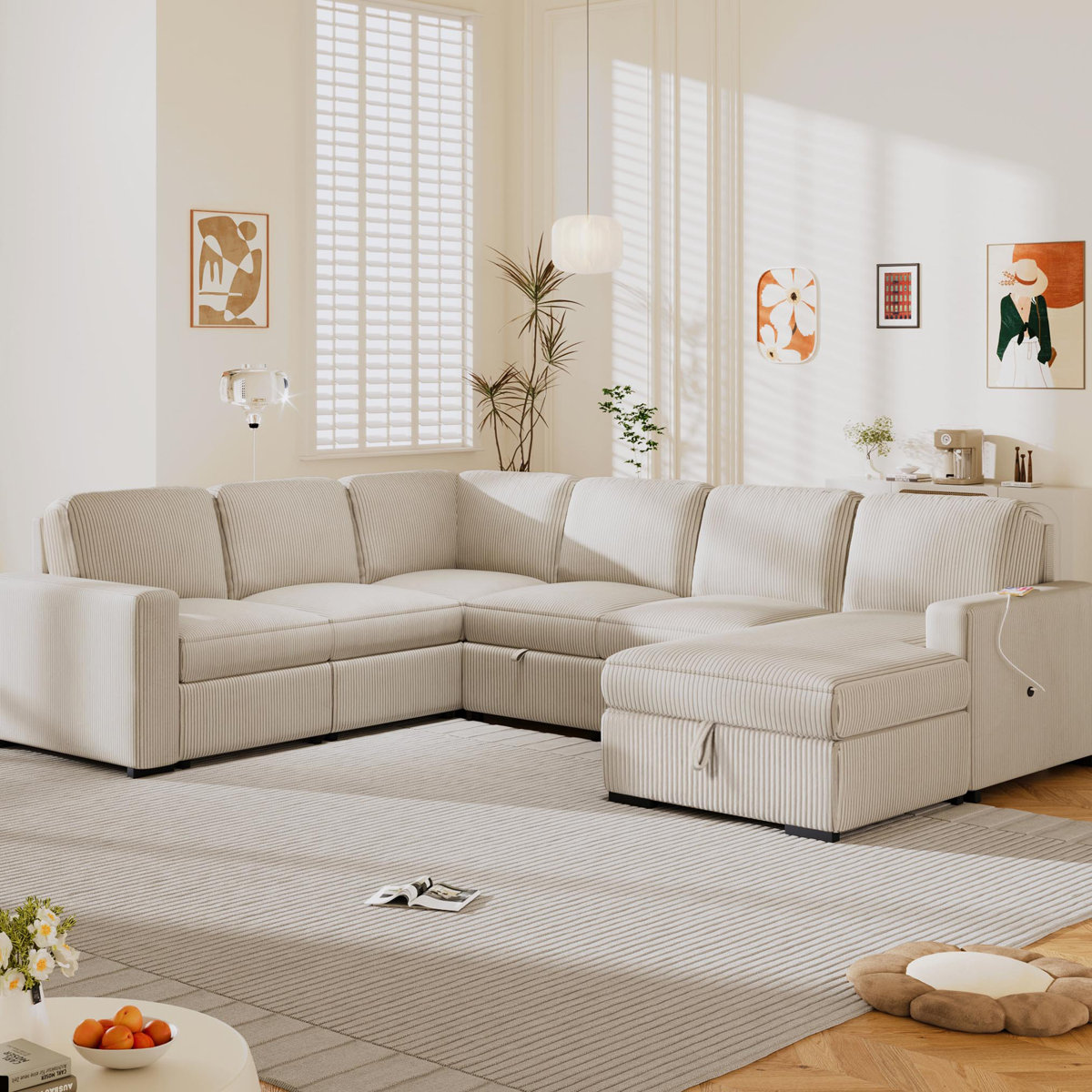 Latitude Run® Smiga 3 - Piece Upholstered Sectional | Wayfair