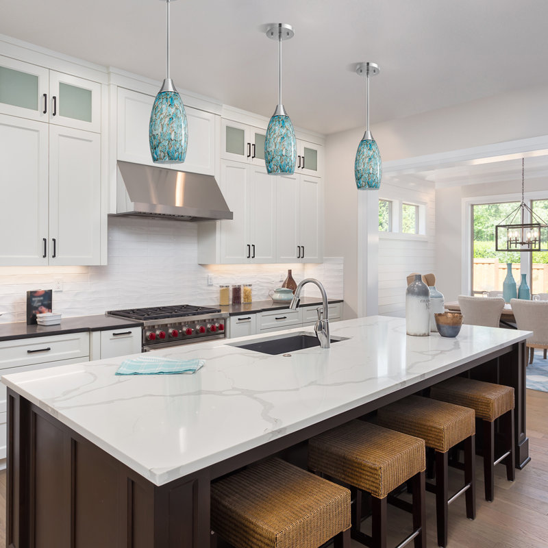 Wade Logan® Anamta 1 - Light Single Teardrop Pendant & Reviews | Wayfair