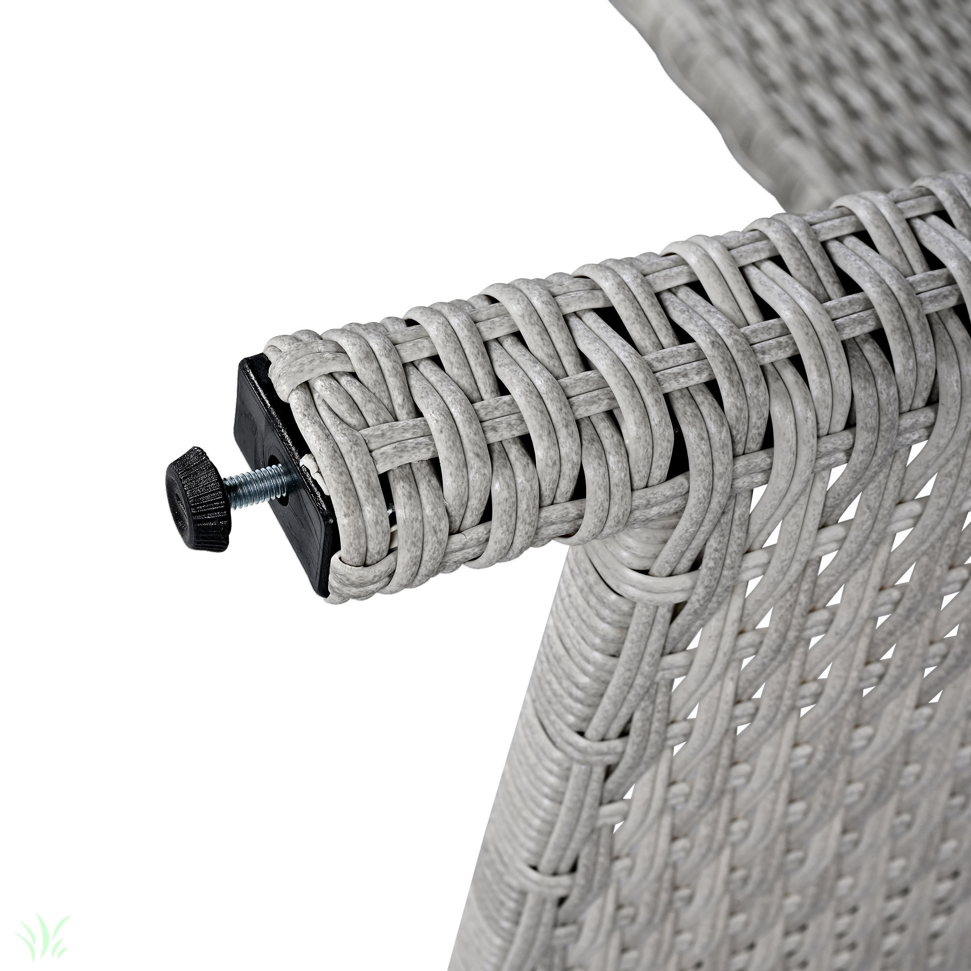 Red Barrel Studio 5-Piece Outdoor Patio Rattan Sofa Set, Sectional PE ...