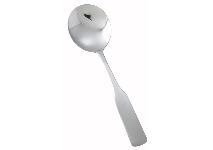 Winco Winston Stainless-Steel Bouillon Spoon, Heavyweight, 7" (12 Pack ...