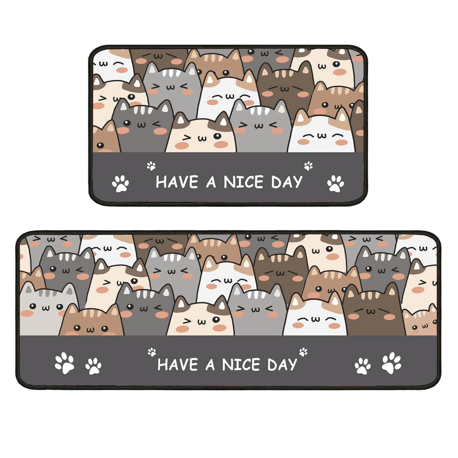 Red Barrel Studio® Cat Rugs And Mats Kitchen Floor Mats | Wayfair