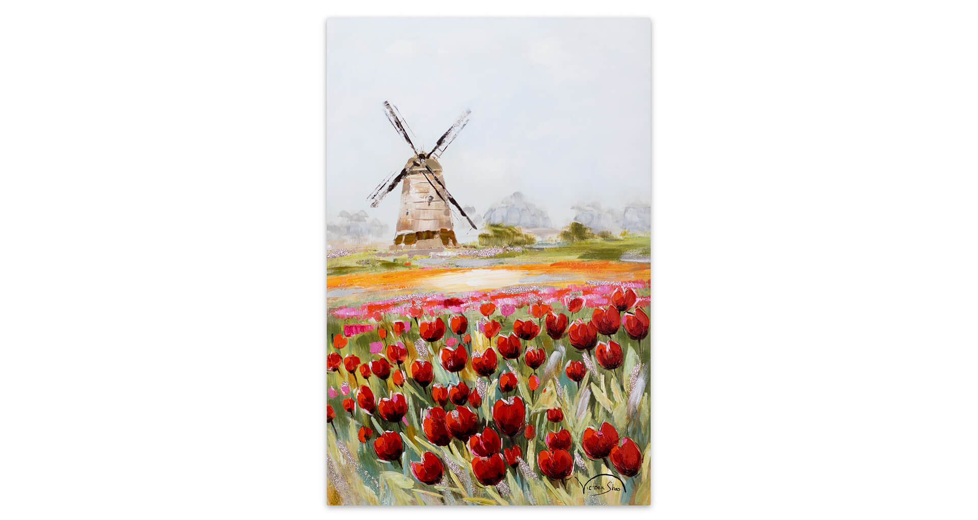 August Grove Canvas Picture Tulips Time | Wayfair.co.uk