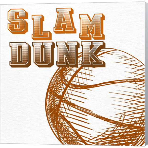 Trule Slam Dunk by Kimberly Allen - Wrapped Canvas Painting | Wayfair