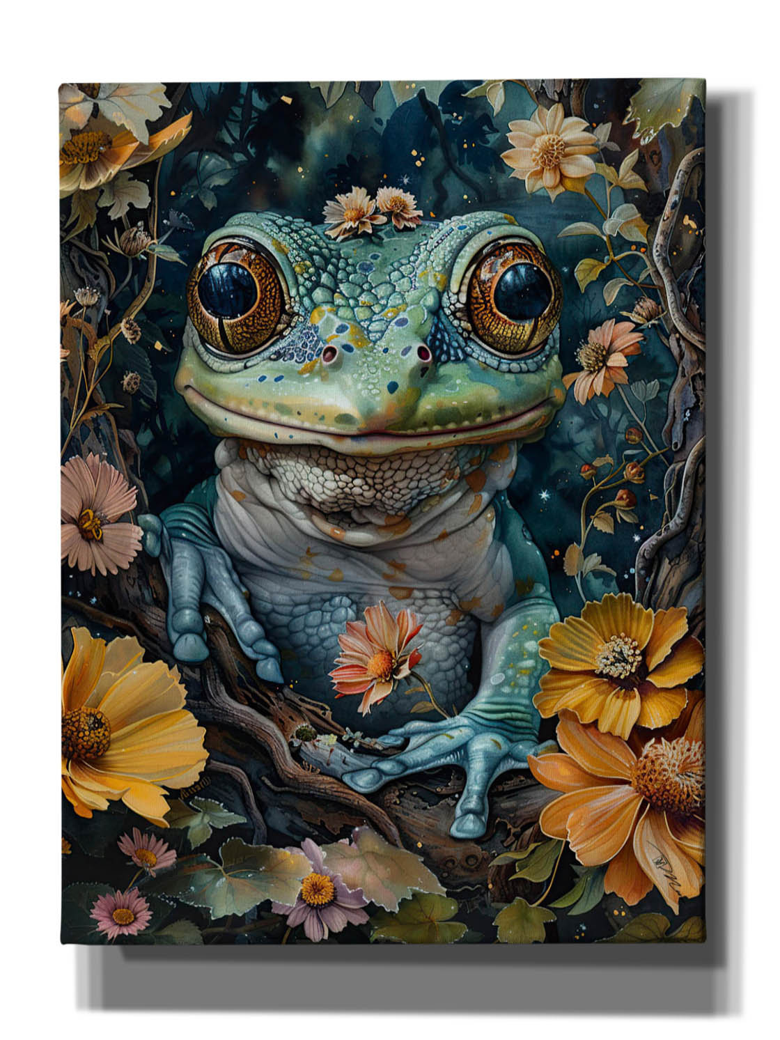Winston Porter Little Magical Frog' by Momart Canvas Wall Art | Wayfair