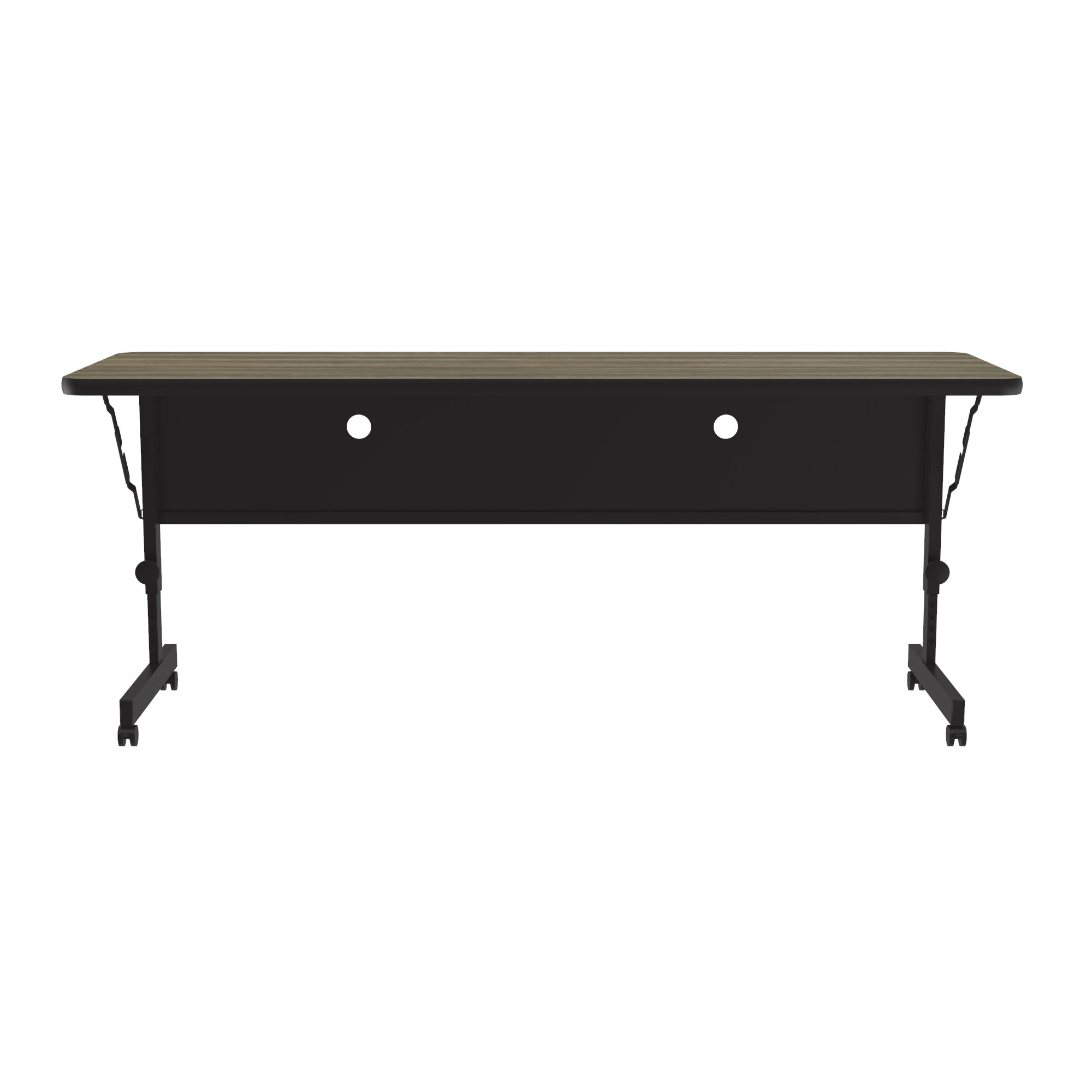 Correll, Inc. Correll 24"x72" Deluxe Flip Top Table,Colonial Hickory ...