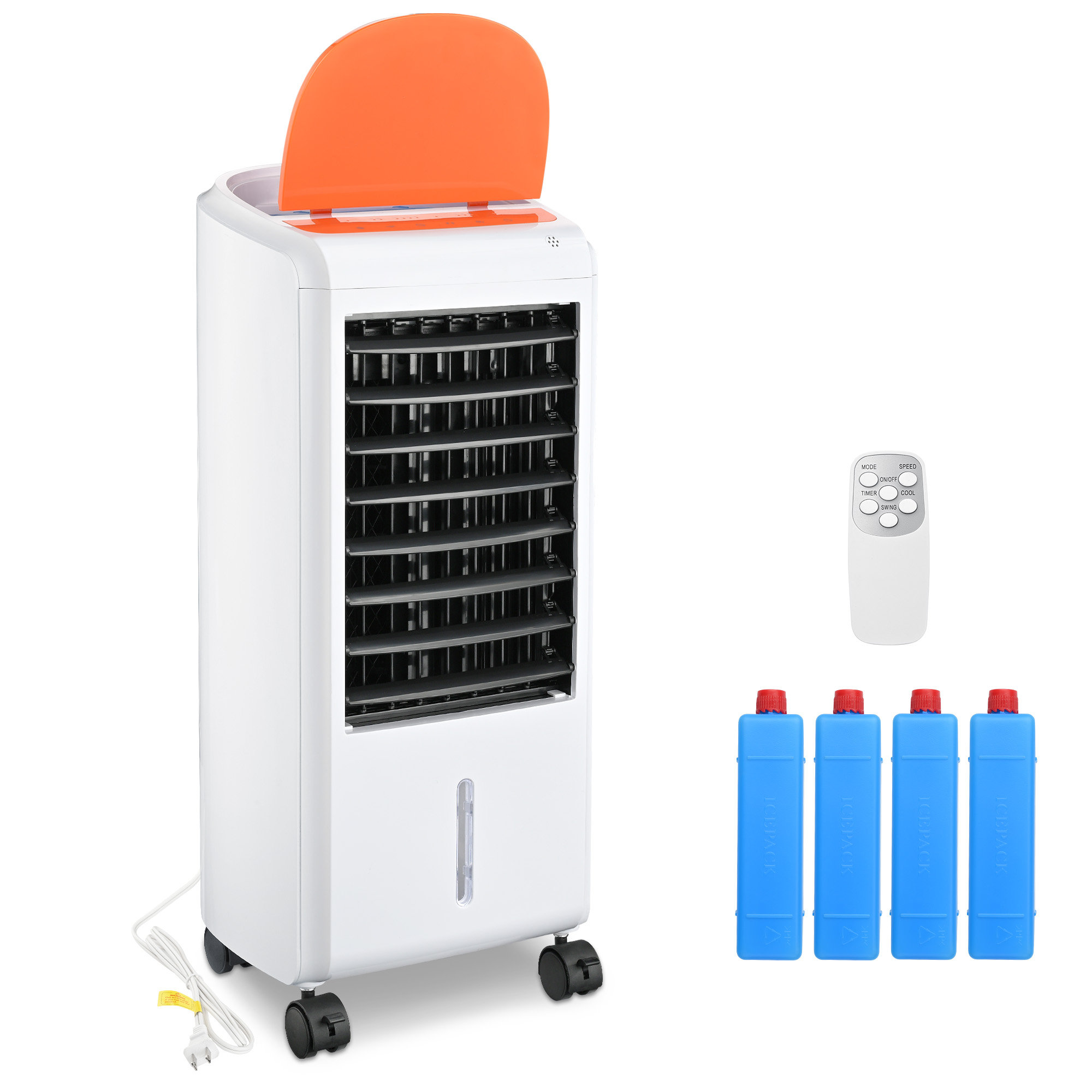 Yescom Evaporative Air Cooler 65W Portable Cooling Fan With Humidifier ...