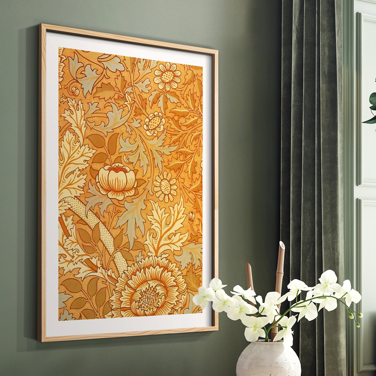 Bungalow Rose Vintage Abstract Print XX -Framed Print - Wayfair Canada