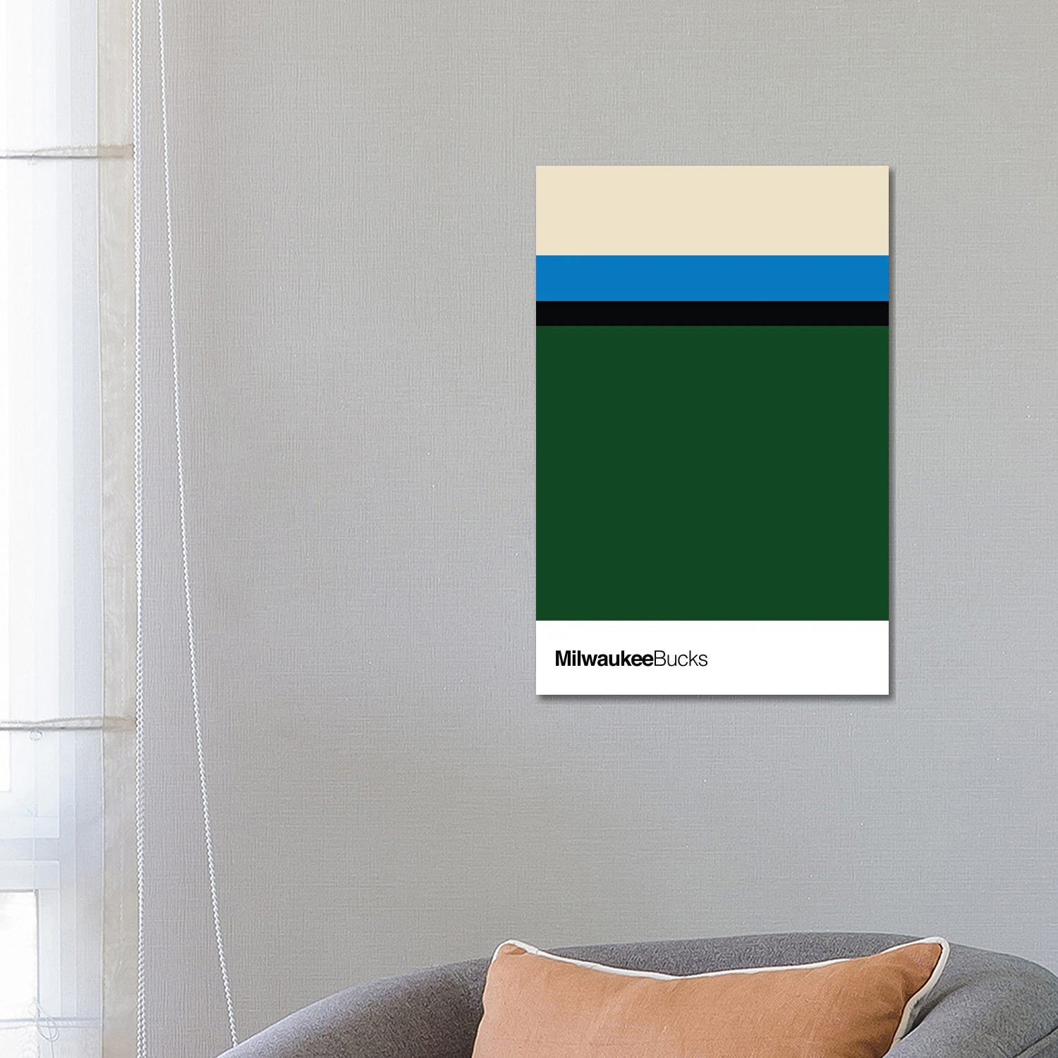 Ebern Designs Milwaukee Bucks Basketball - Wrapped Canvas Typography ...