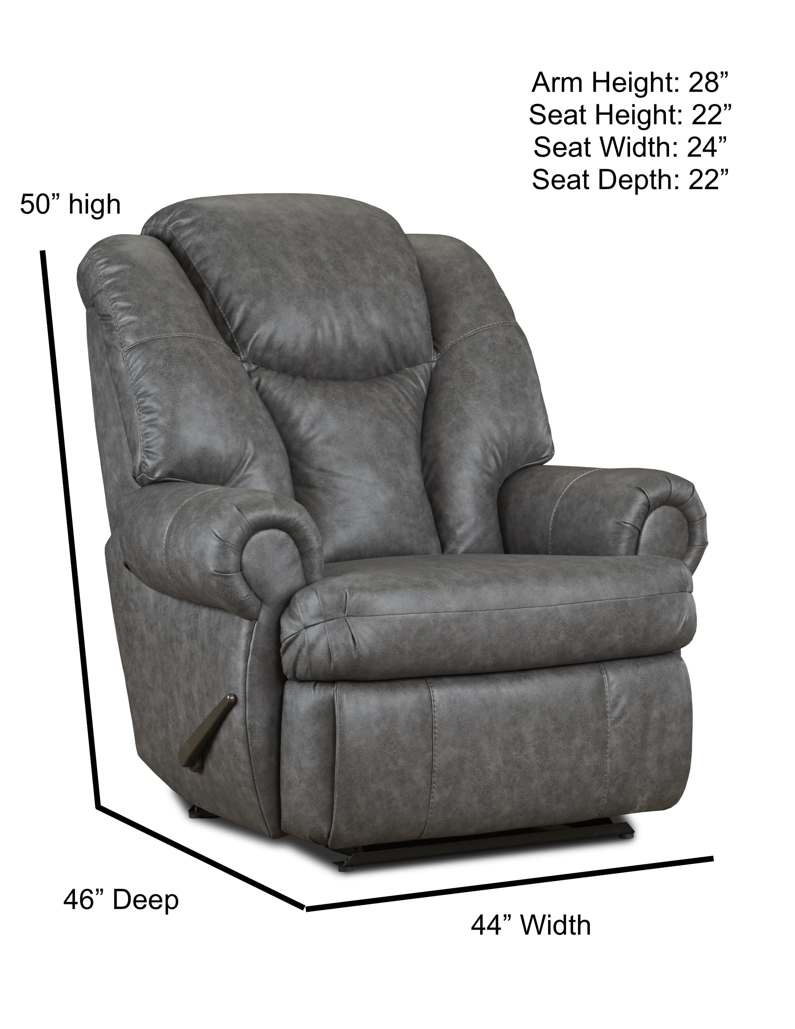 Wildon Home® Elishama Big Man's Recliner - Wayfair Canada