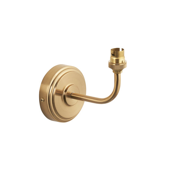 Heritage Hues Step Arc Wall Fitting finished in Br Aged Brass | Wayfair ...