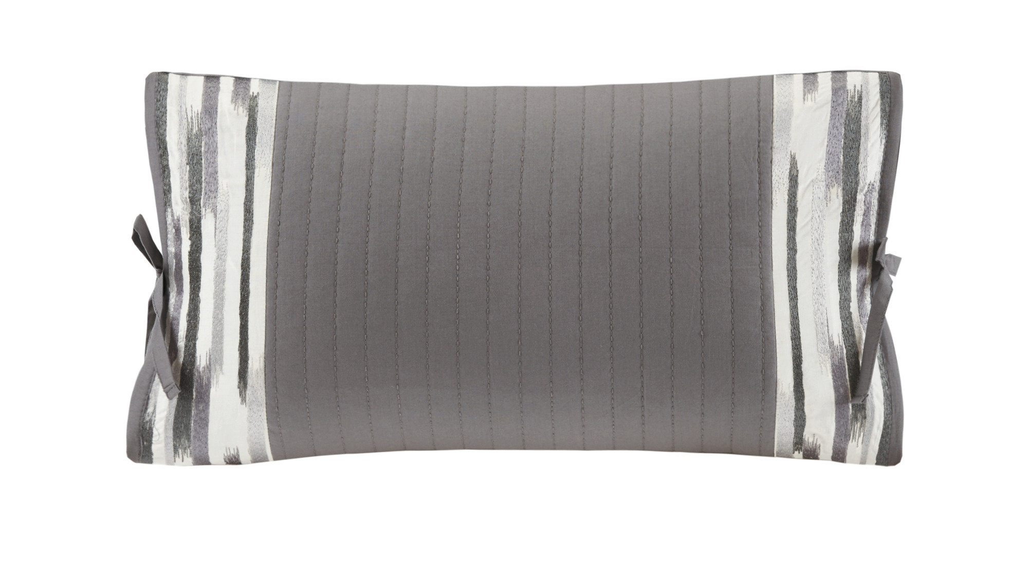 N Natori Hanae Embroidered Cotton Oblong Decorative Pillow & Reviews ...