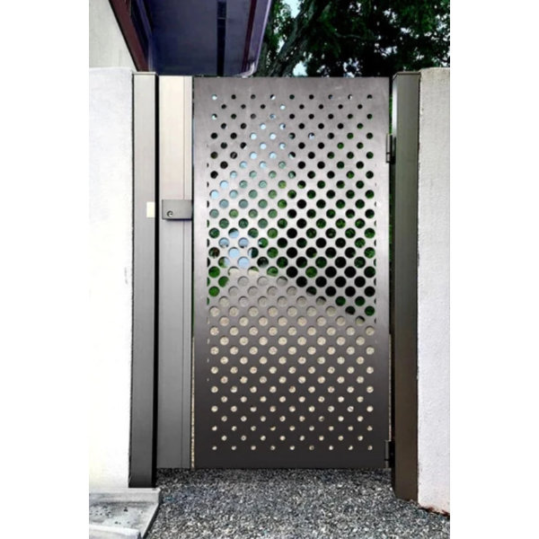 TAIMCO Silver Metal Gate - Wayfair Canada