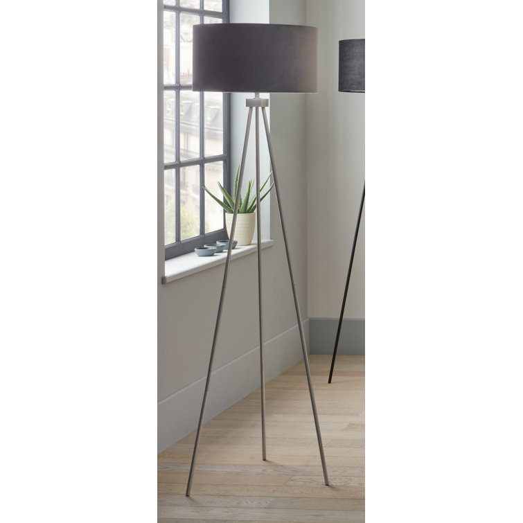 Etta Avenue Laci 158.5cm Silver Tripod Floor Lamp & Reviews | Wayfair.co.uk
