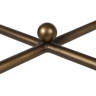 Mercer41 5Mm Tempered Glass Topped Metal Bronze Colored Frame ...