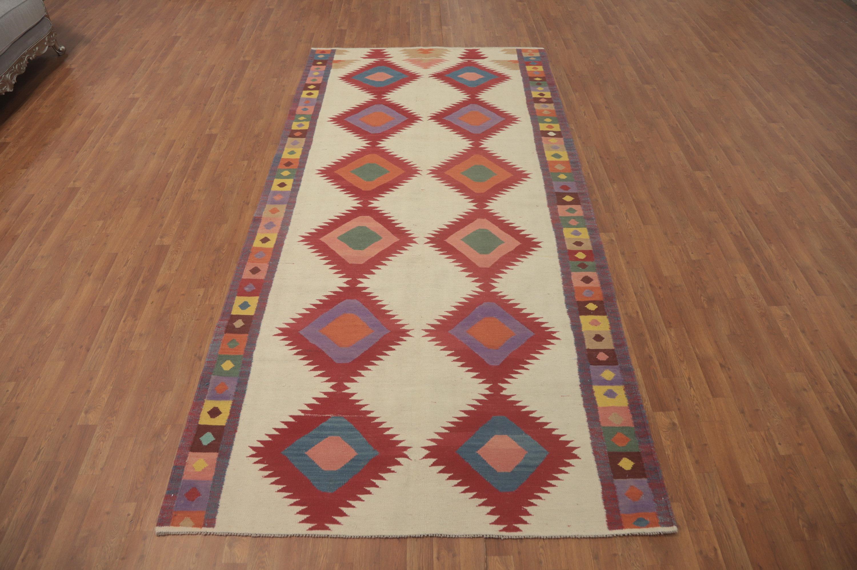 Bloomsbury Market Geometric Kilim Oriental Area Rug 6x12 | Wayfair