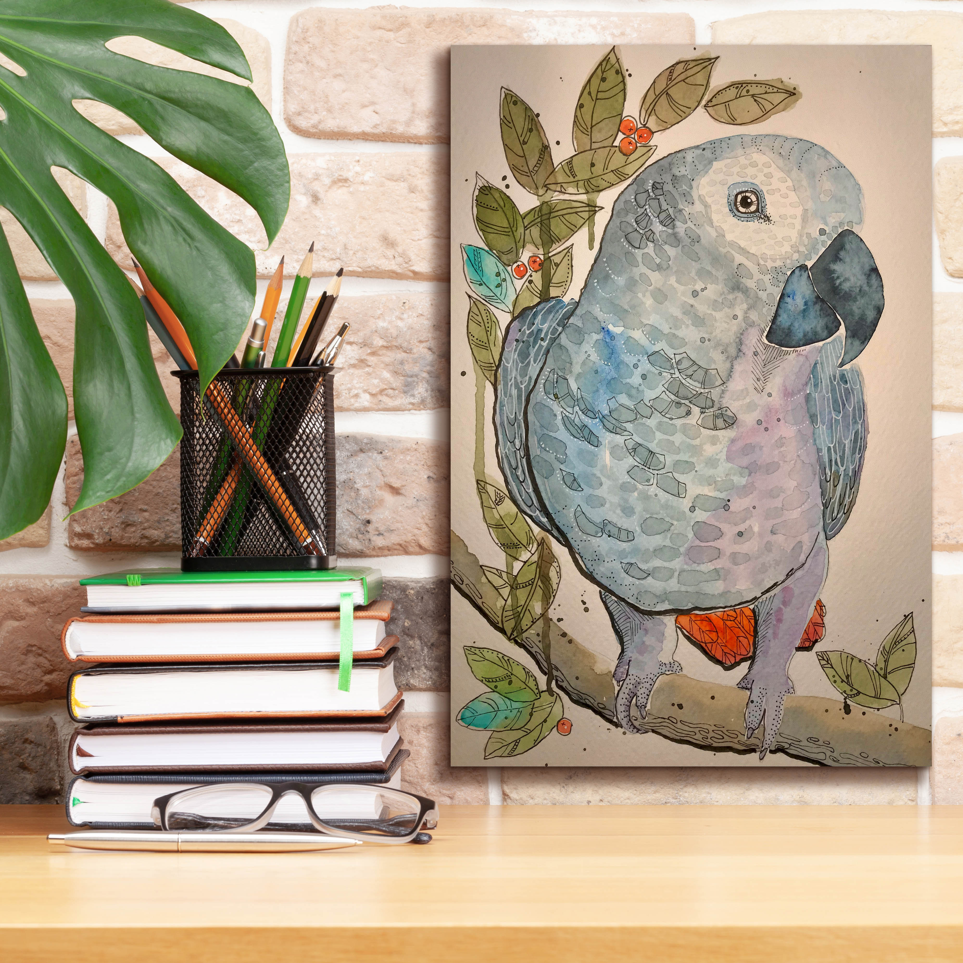 Bayou Breeze 'Polly Parrot' by Bebe Keith Canvas Wall Art | Wayfair
