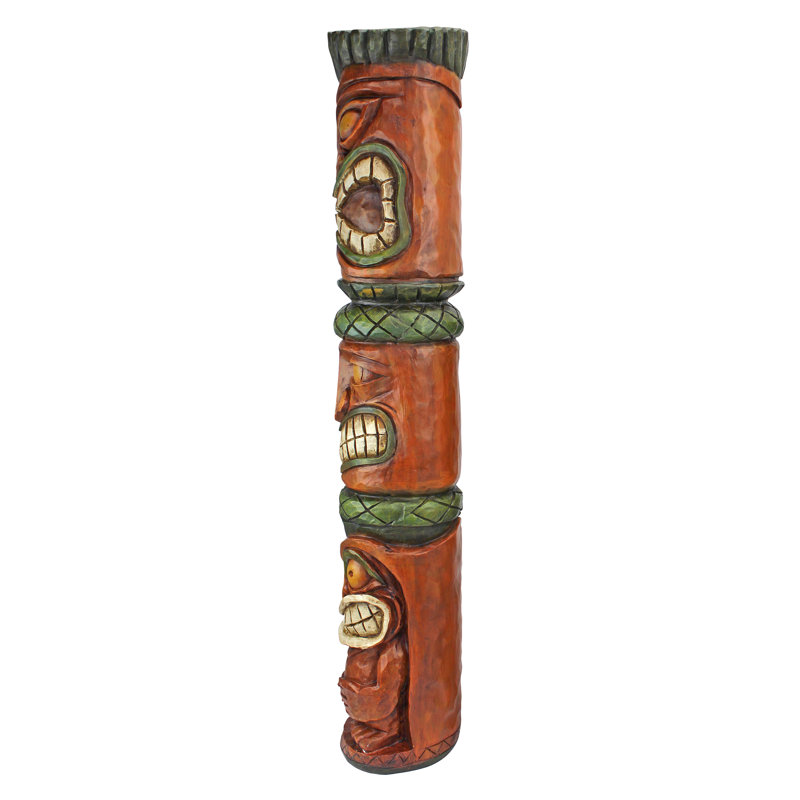 Design Toscano Aloha Hawaii Tiki Moai Haku Pani Statue & Reviews | Wayfair