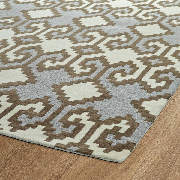 Wrought Studio Hinton Charterhouse Wool Geometric Rug & Reviews | Wayfair