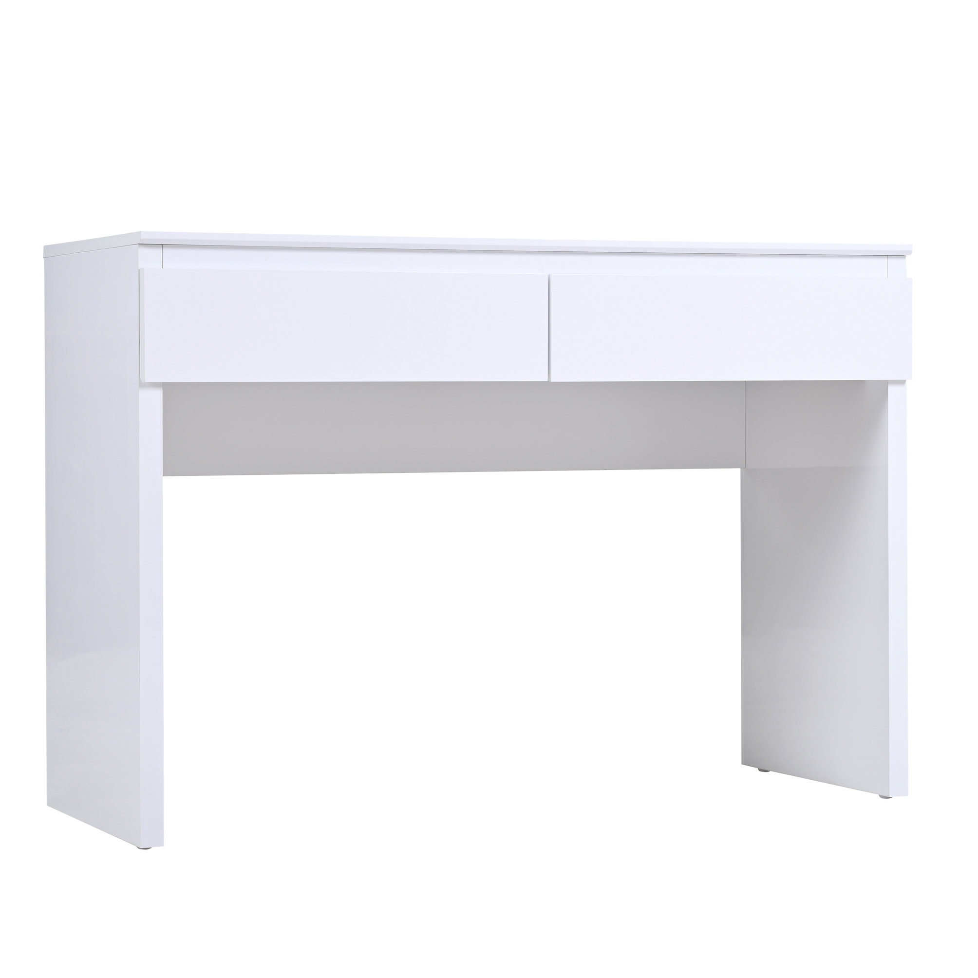 Ebern Designs Modern Minimalist Two Drawer Dressing Table And Storage ...