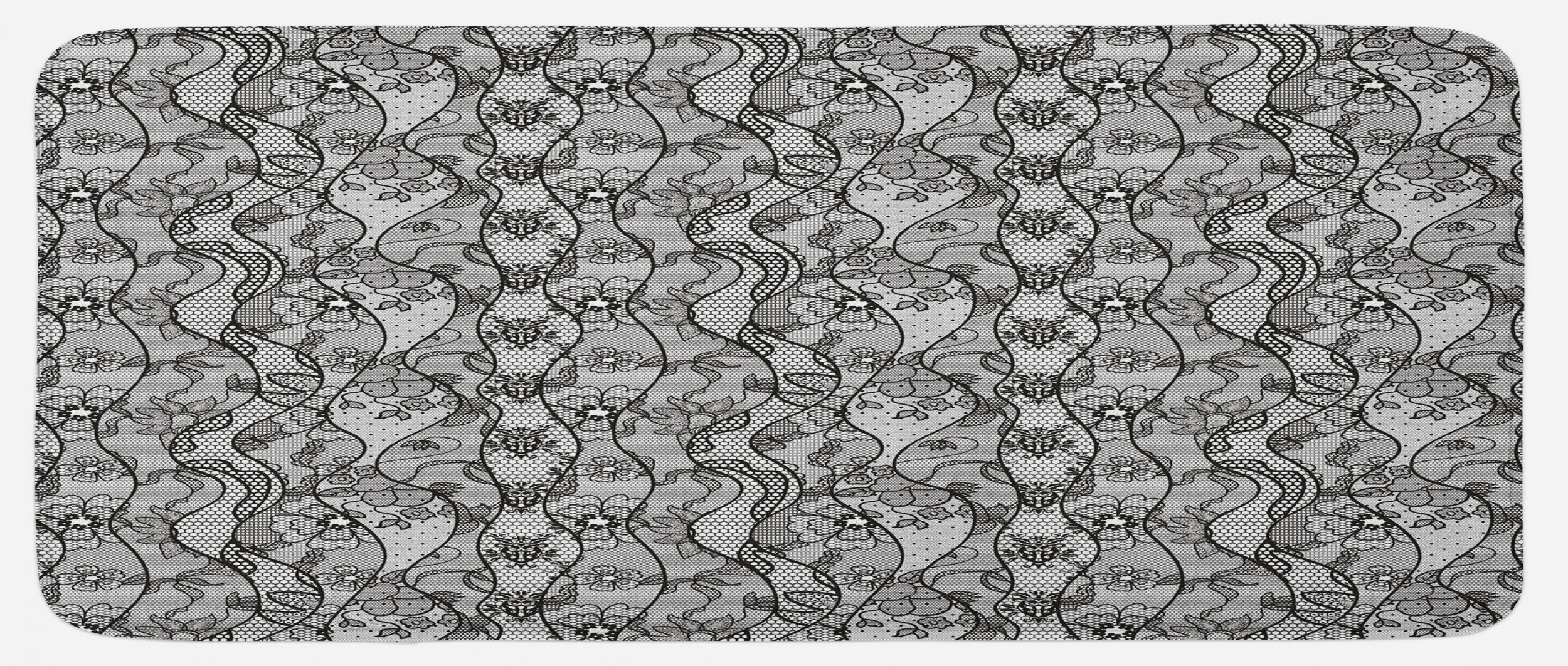 East Urban Home Lace Gothic Pattern With Flower Effect And Leaves ...