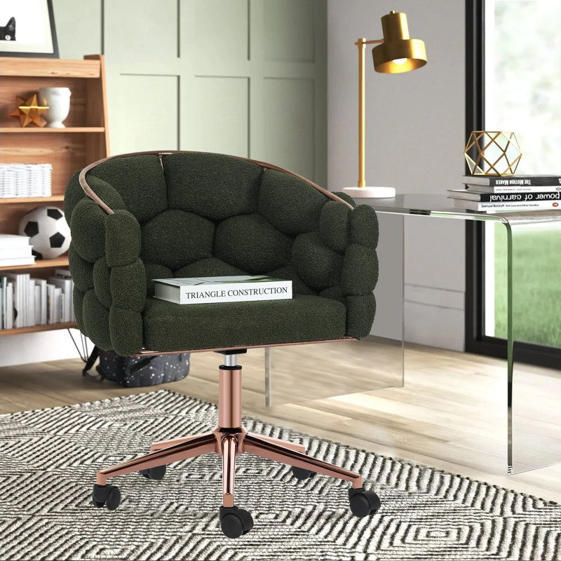 Mercer41 Lytch Velvet Task Chair | Wayfair