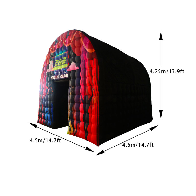 yijia Inflatable Tent Square Gazebo Air soft Tent Large Inflatable ...
