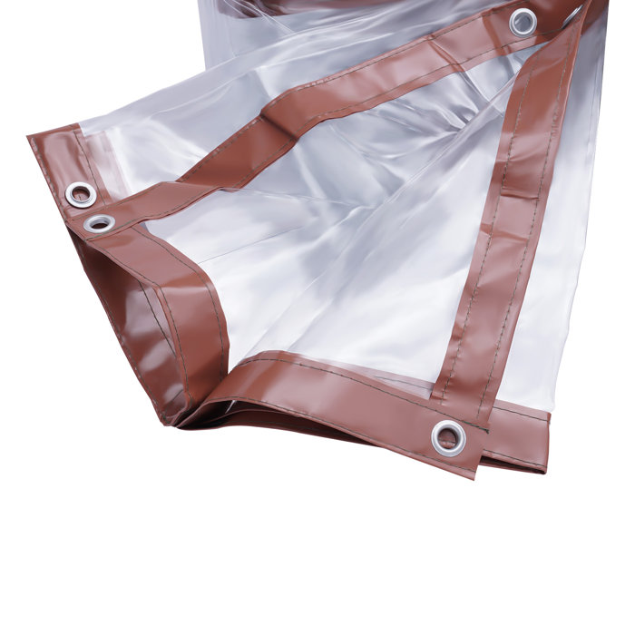 OUKANING 8 * 10FT PVC Waterproof Clear Awning for Patio, Canopies | Wayfair