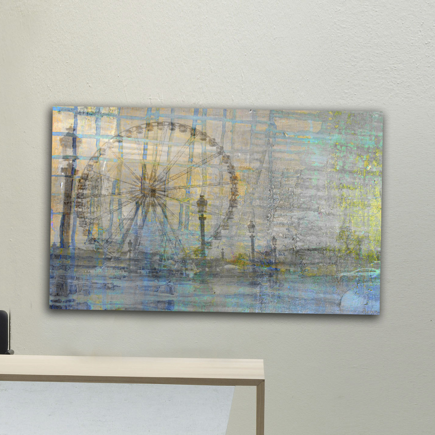 Parvez Taj 'Carrousel' by Parvez Taj Painting Print on Wrapped Canvas ...