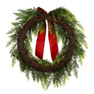 The Holiday Aisle® 24in. Christmas Classic Wreath & Reviews | Wayfair