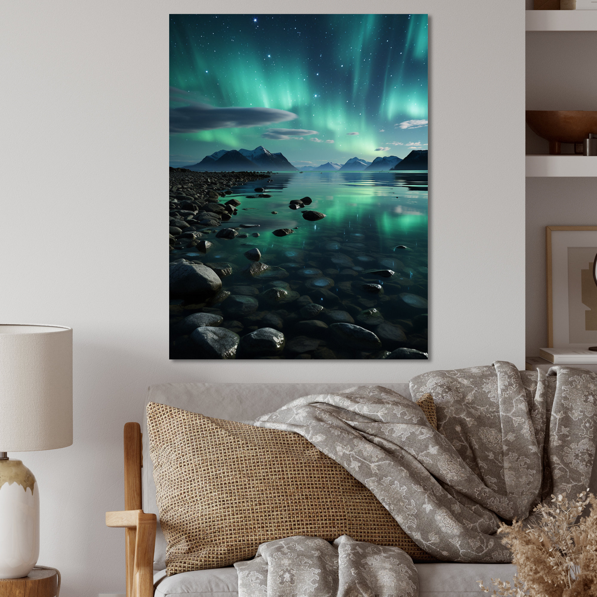 Latitude Run® Aurora Borealis Aurora Symphony III - Landscape & Nature ...