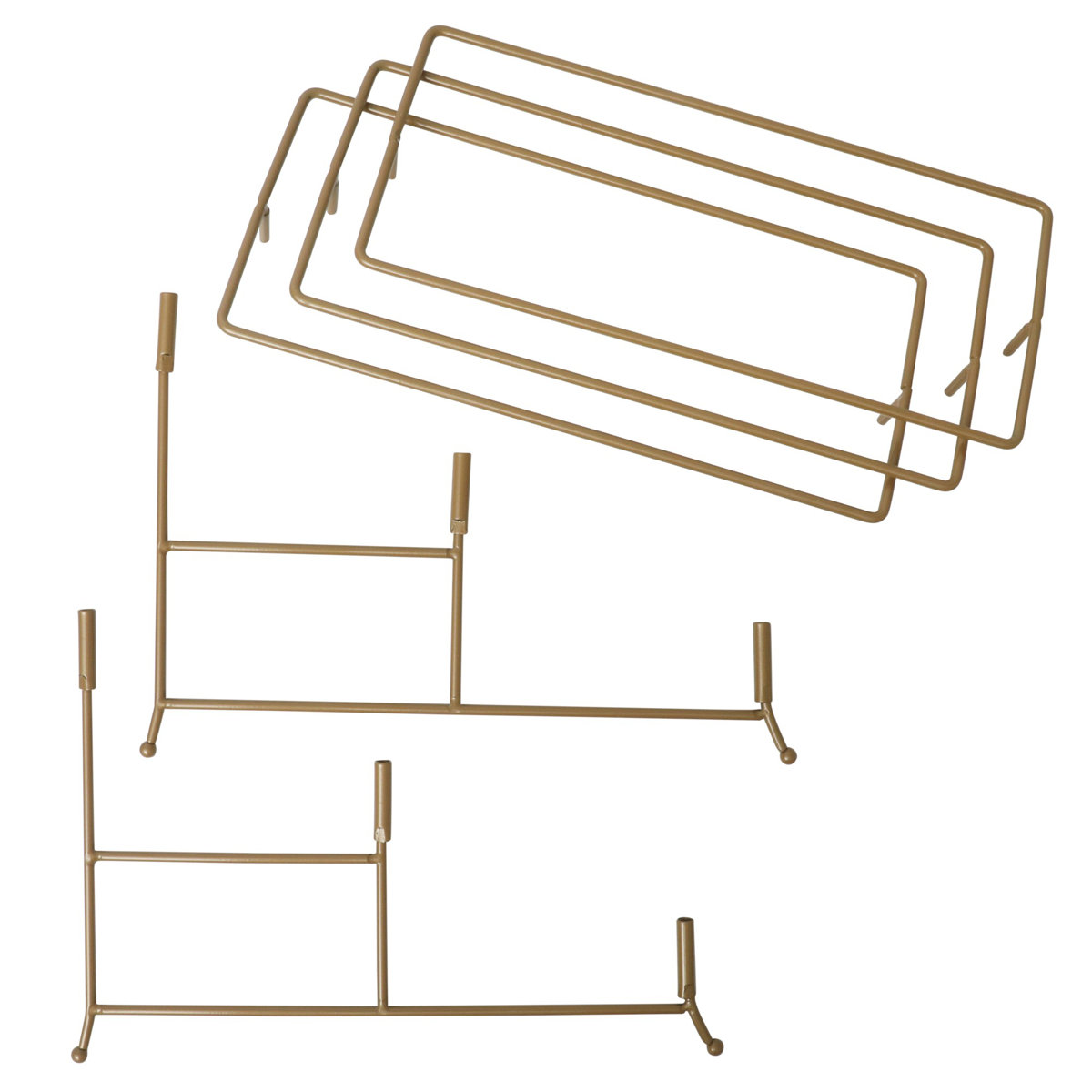 Gibson Home Gracious Dining Dinnerware, 3-Tier Rectangle Plate Serving ...