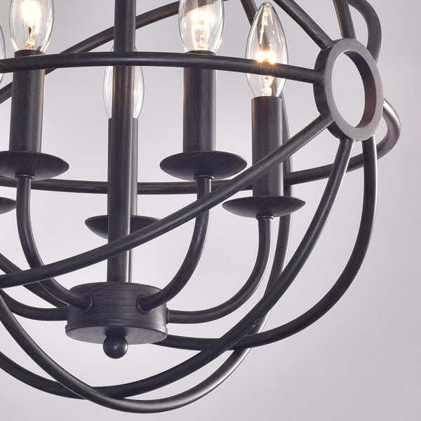 Gracie Oaks Ronalee 5 - Light 17.5" Unique Globe Pendant & Reviews ...