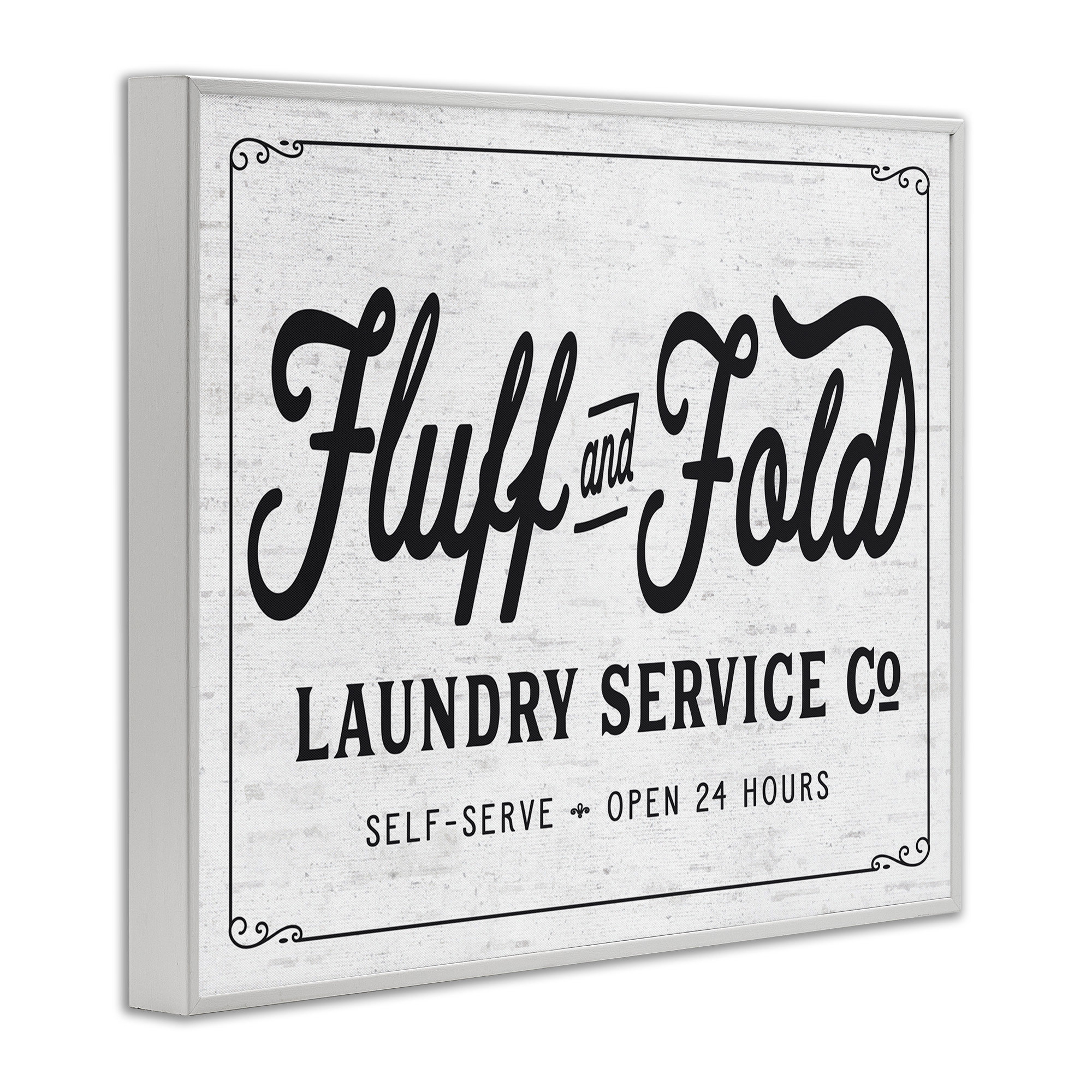 Ophelia & Co. Fluff and Fold Laundry Room Giclee Art by Lettered and Lined | Wayfair