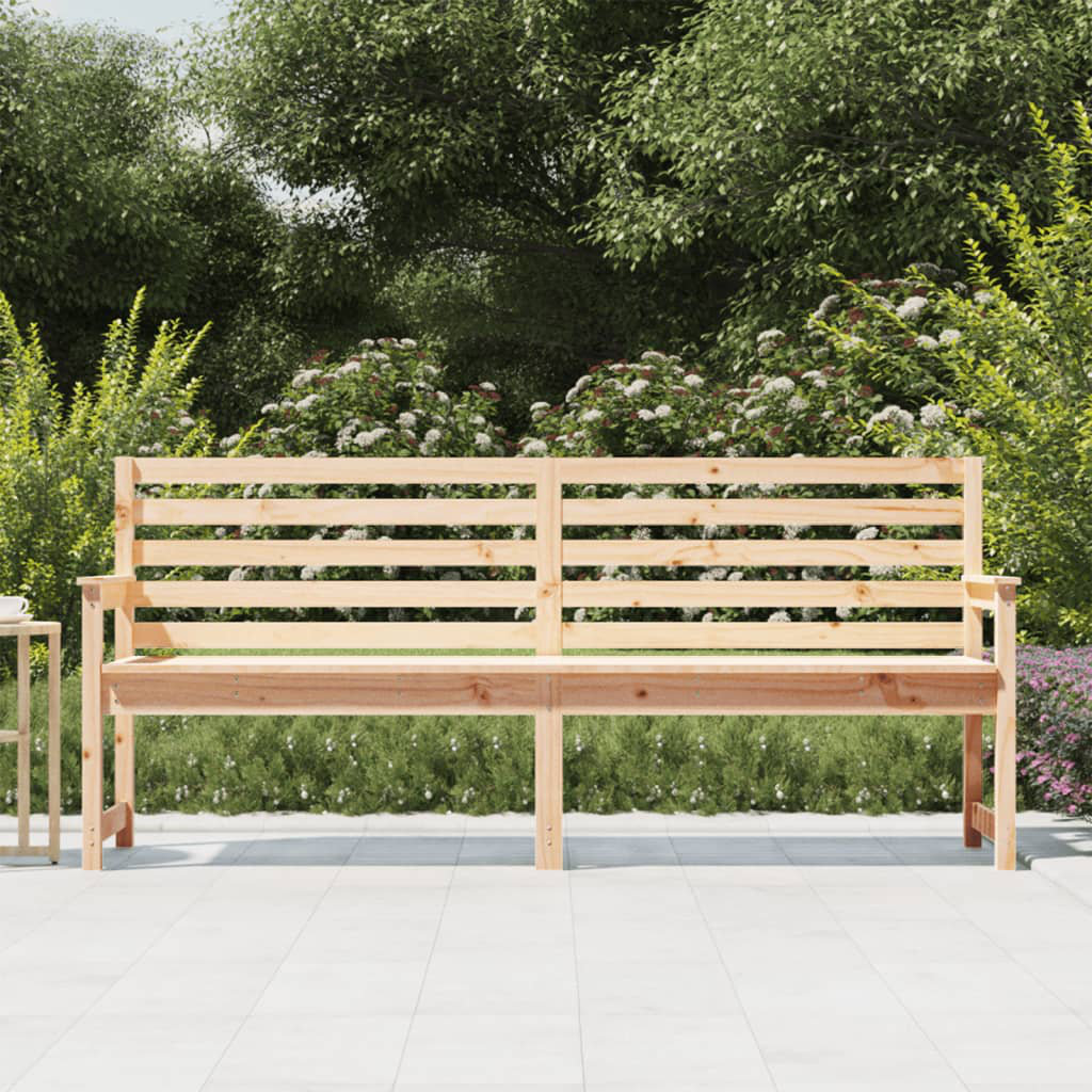 vidaXL Garden Bench Solid Pine Wood Standard Durable | Wayfair