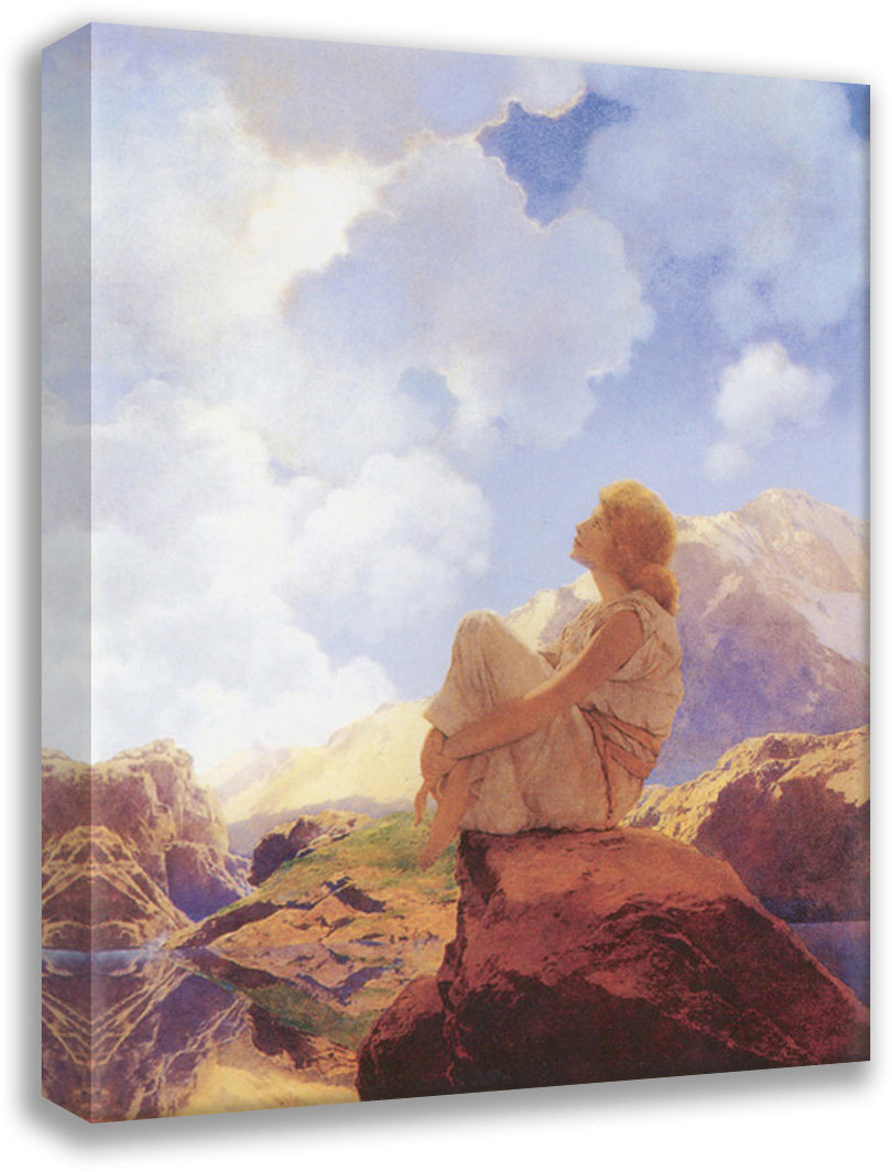 Lark Manor™ Morning by Maxfield Parrish Gallery Wrapped Canvas | Wayfair