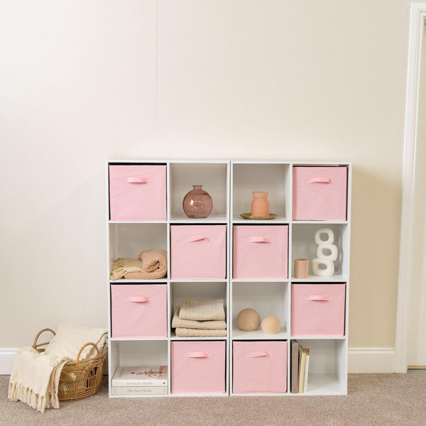 17 Stories 16 Cube Storage Unit - Two Units - Basket | Wayfair.co.uk