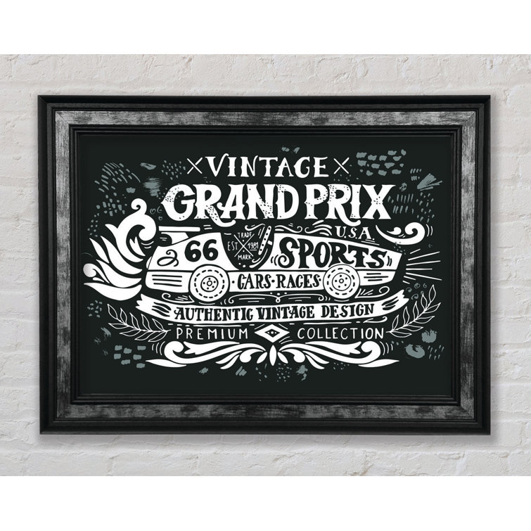 Bright Star Vintage Grand Prix Type - Single Picture Frame Art Prints ...
