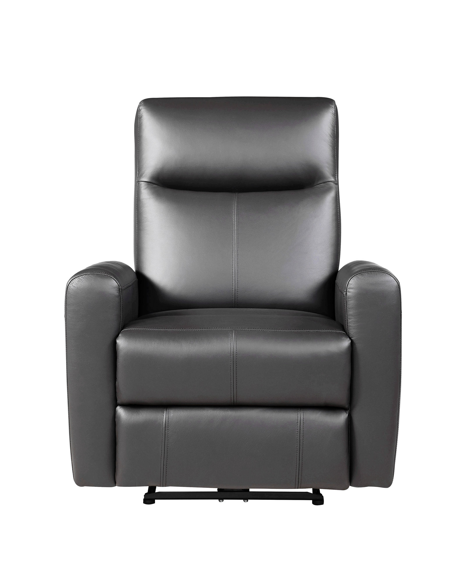 Latitude Run® Blane Brown Top Grain Leather Match Power Motion Recliner ...