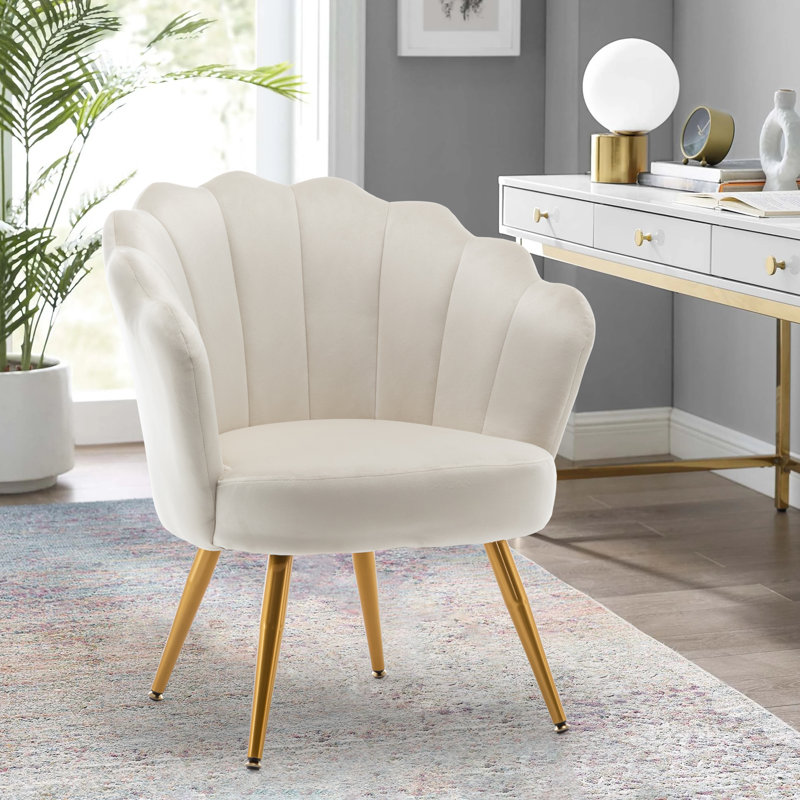 Mercer41 Velvet Barrel Chair | Wayfair
