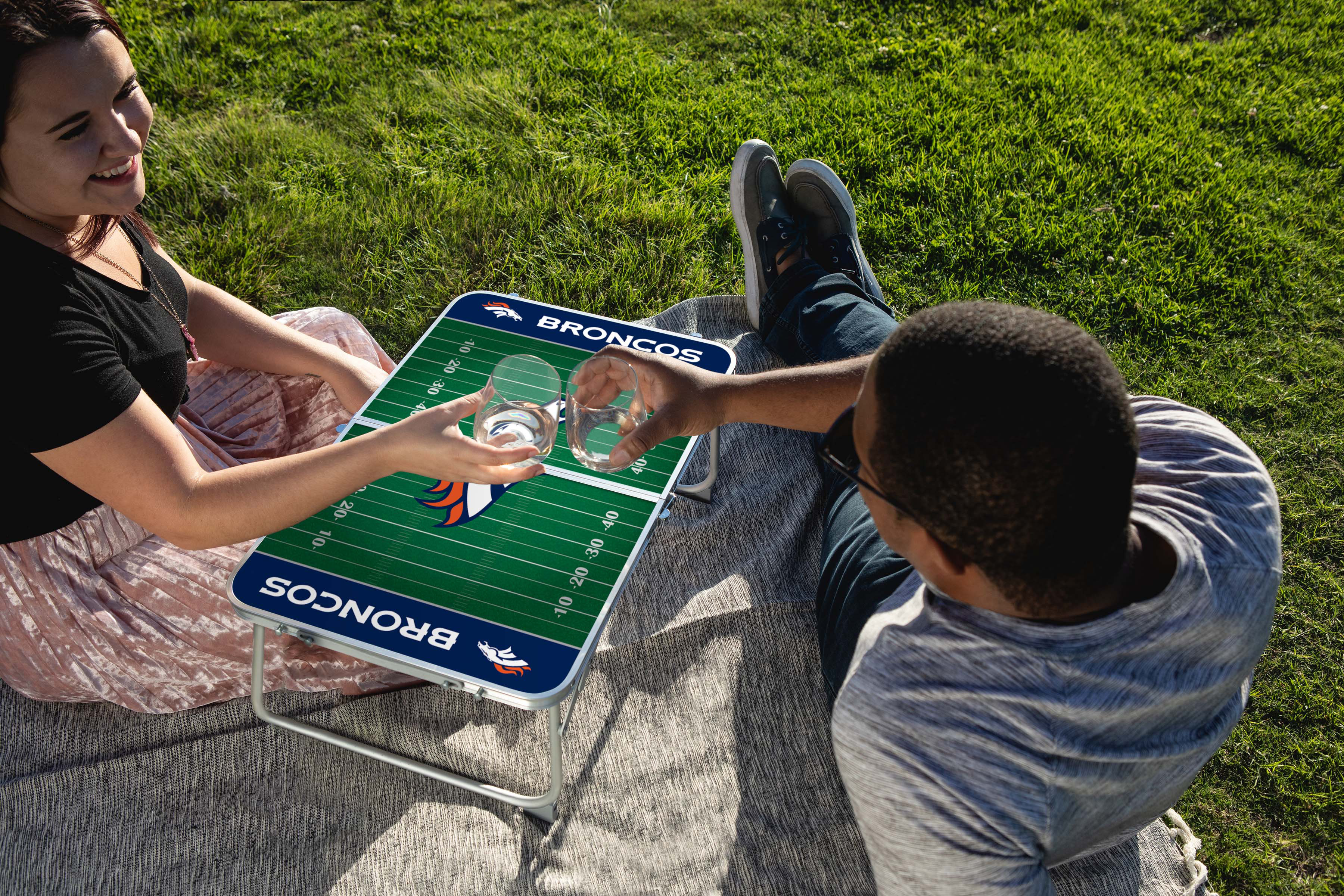 ONIVA™ NFL Denver Broncos Concert Table Mini Portable Table | Wayfair