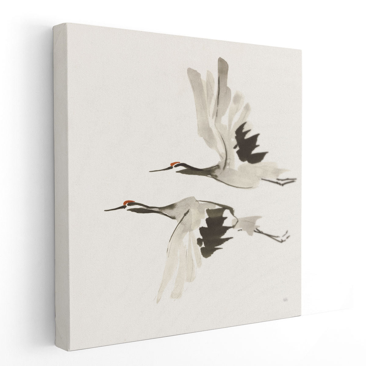 Red Barrel Studio® Zen Cranes I - Canvas Print Wall Art | Wayfair