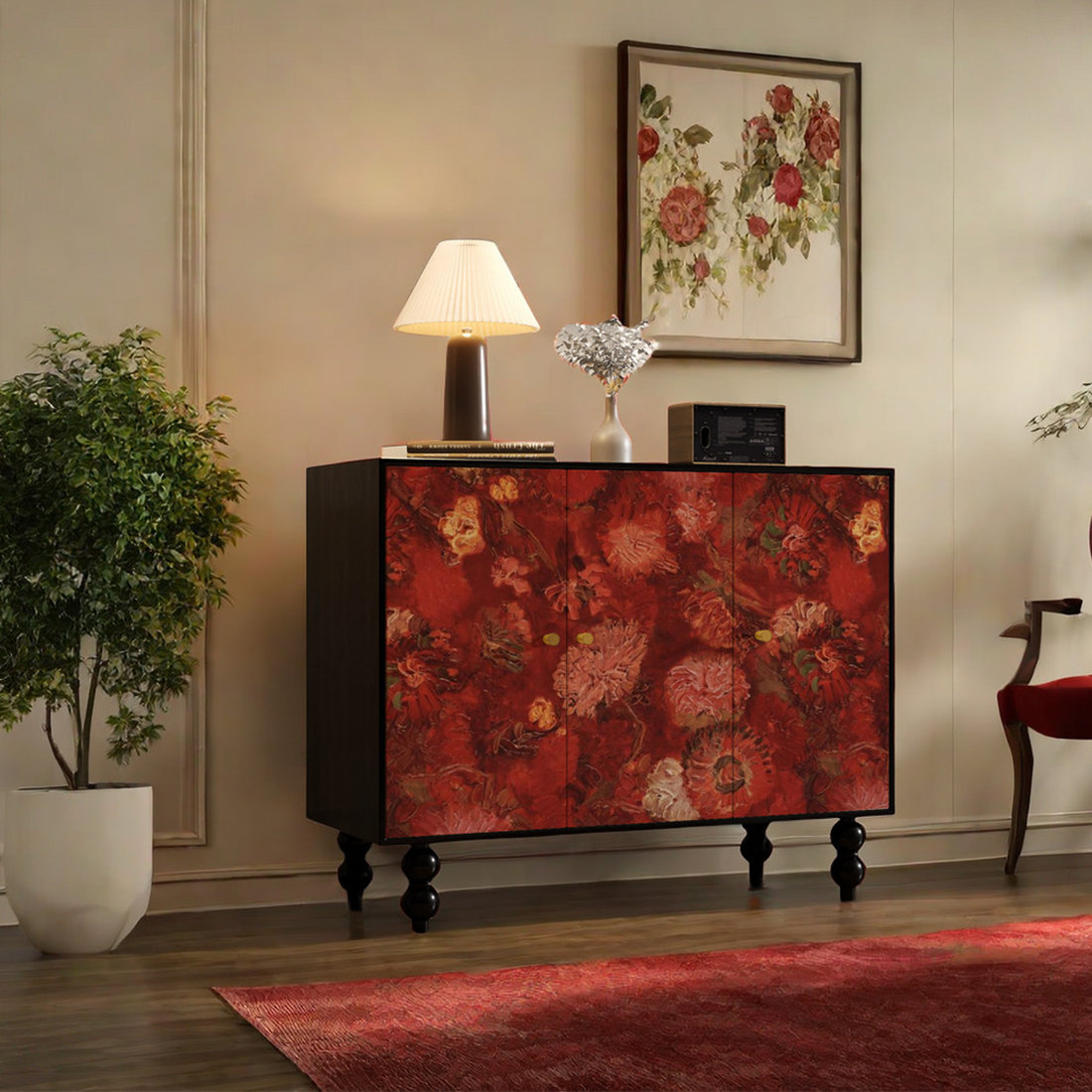 Morpho Nest Creations Art exquisite pattern design storage sideboard ...