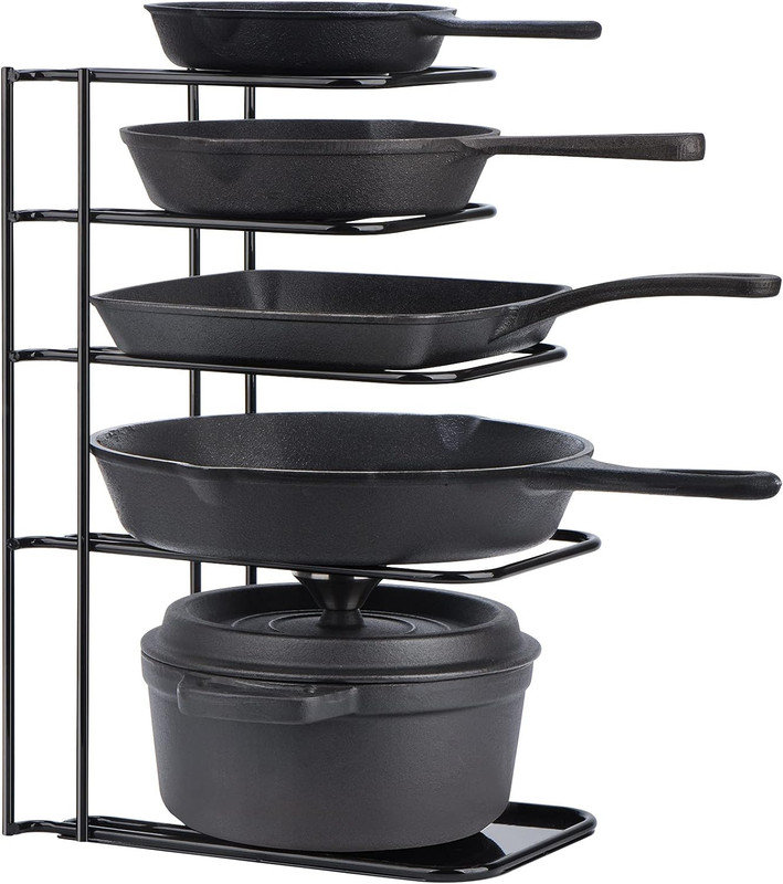 Rebrilliant Steel Free Standing Pot Rack | Wayfair
