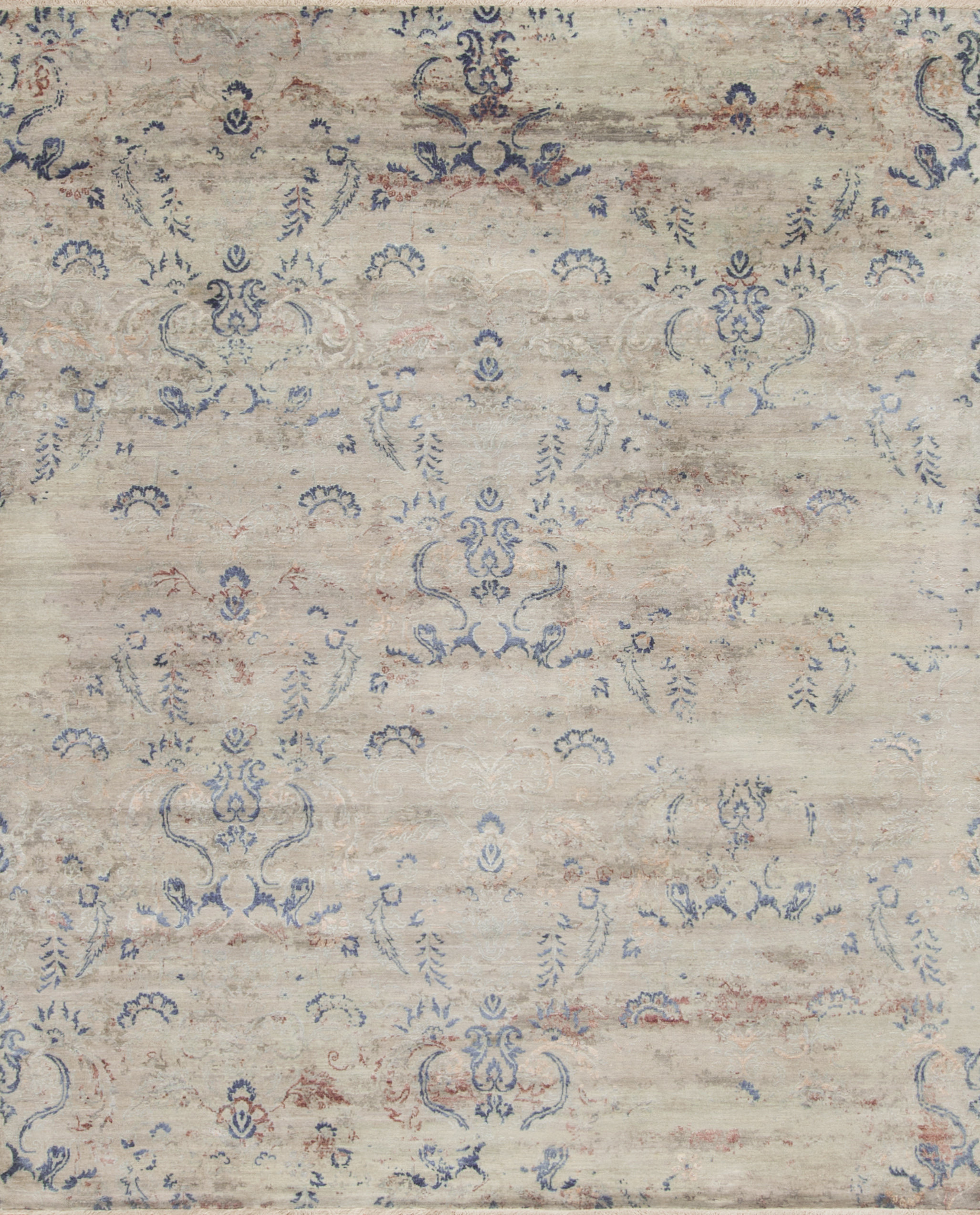 Samad Rugs European Reserve Rectangle Abstract Hand-Knotted Area Rug in ...