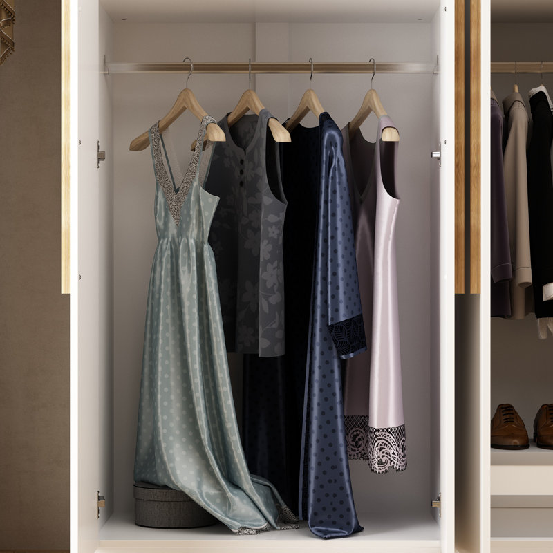 Latitude Run® Braisen 126”W 8 Door Wardrobe & Reviews - Wayfair Canada