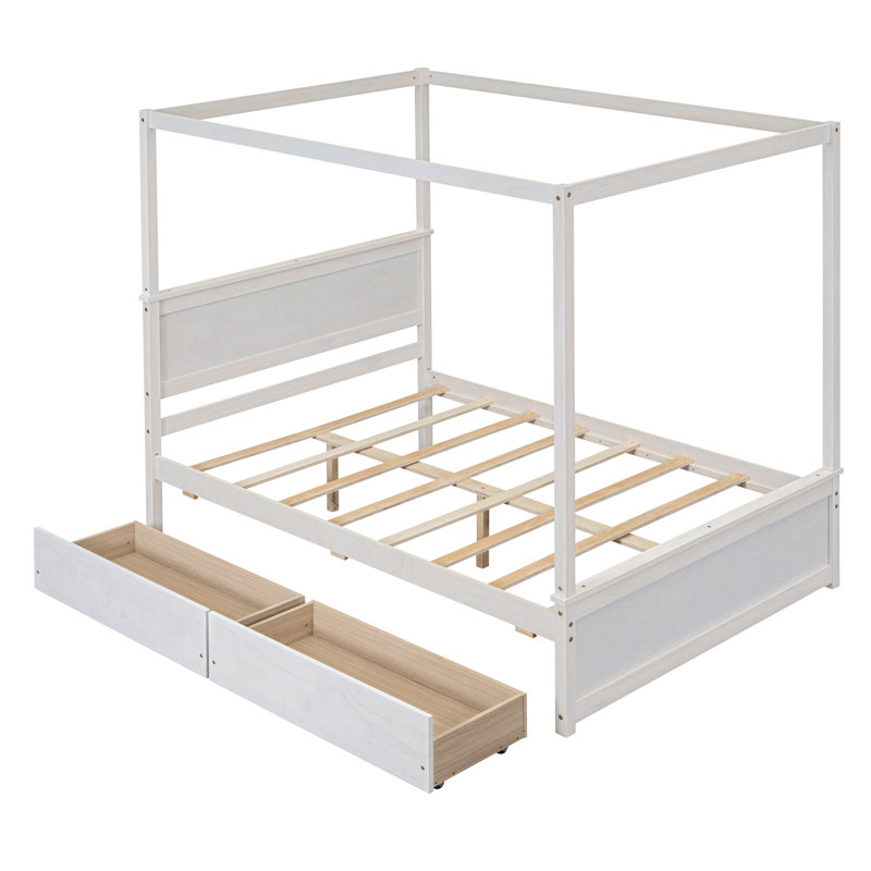 Red Barrel Studio® Burg Solid Wood+MDF Platform Storage Bed | Wayfair