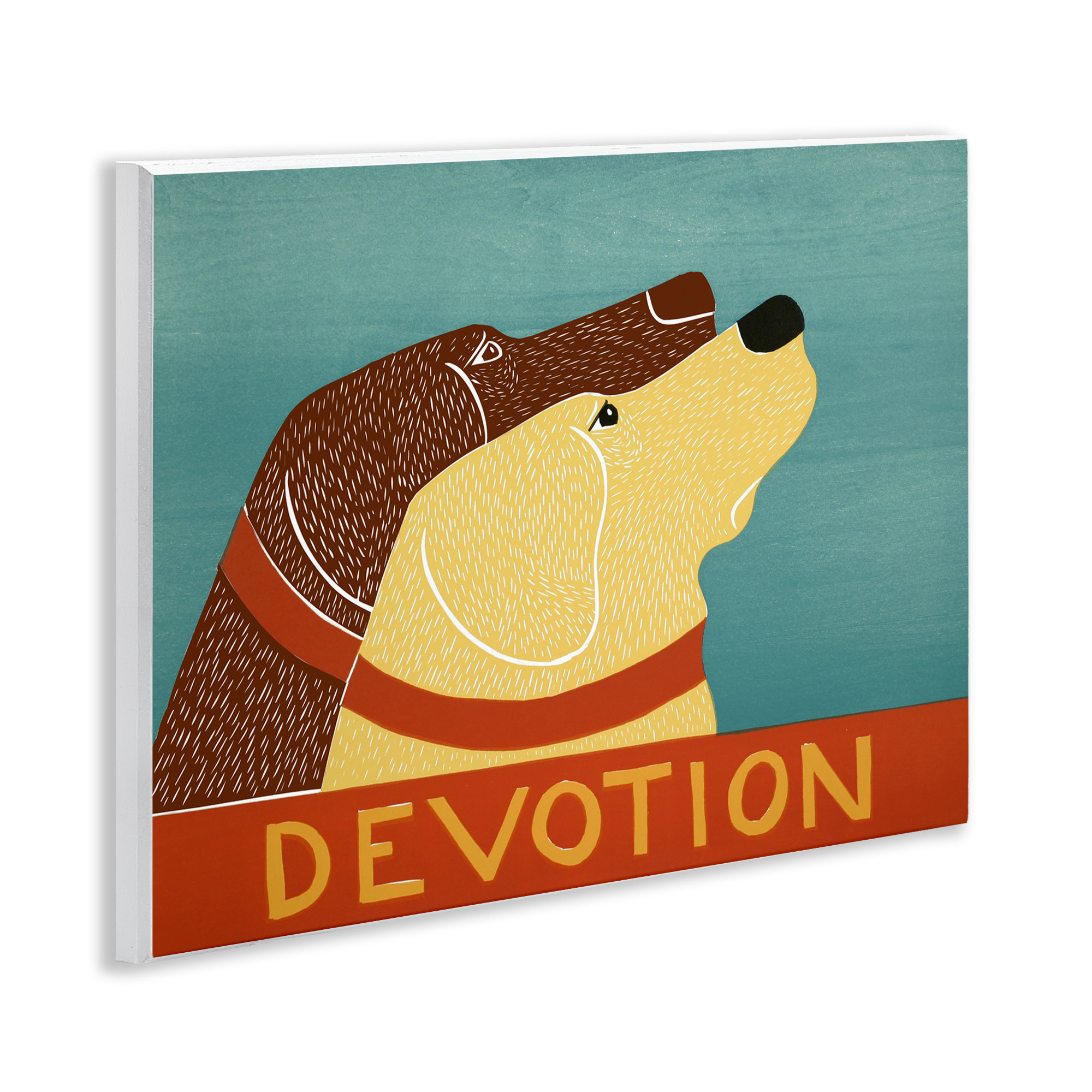 Ophelia & Co. Devotion Dog Duo Wall Plaque, design by Stephen Huneck ...