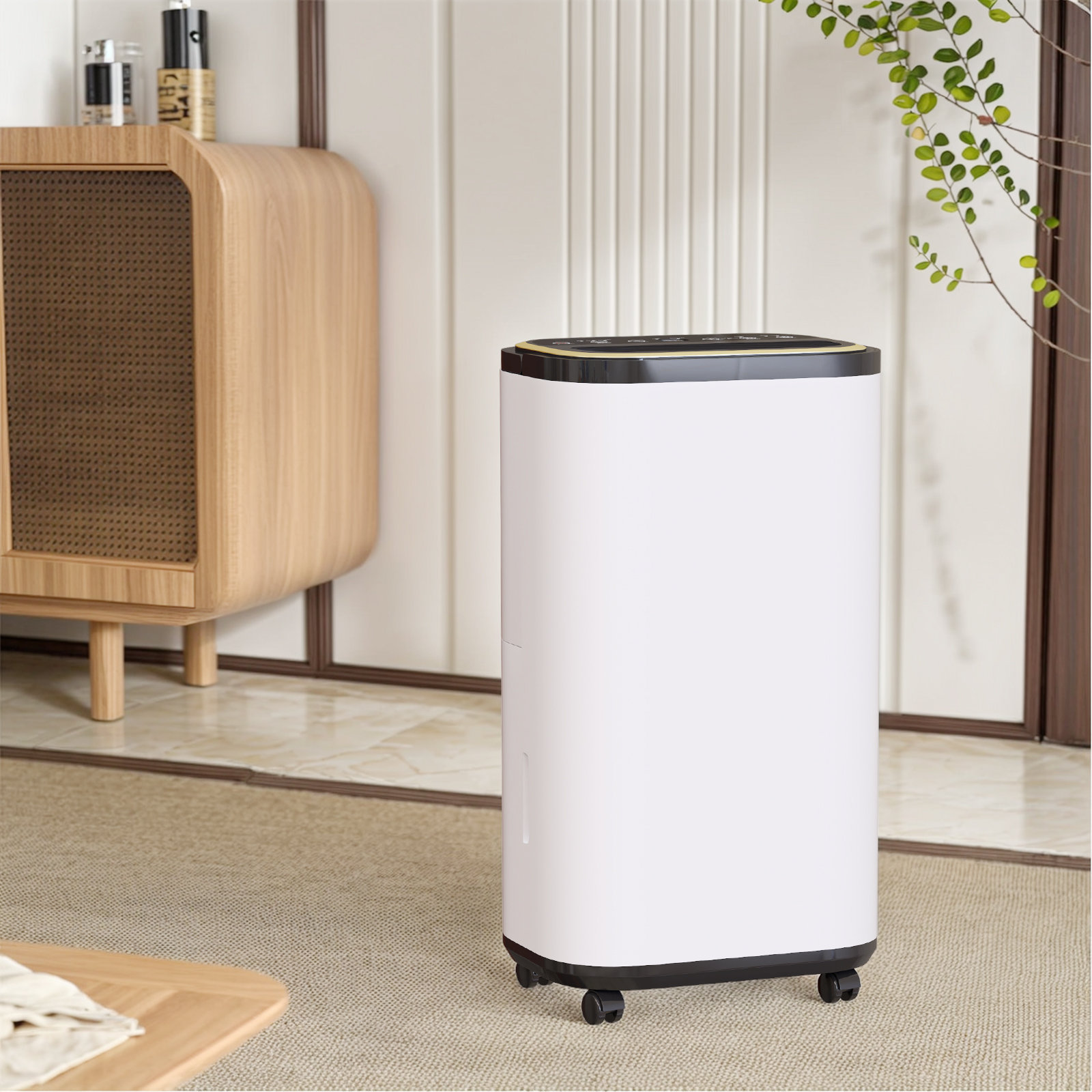 HOMEWELL 50 Pints Dehumidifier for Rooms up to 2500 Cubic Feet | Wayfair
