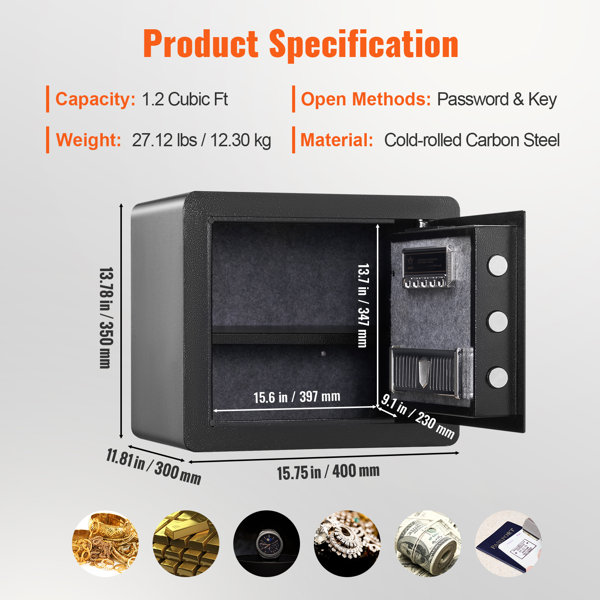 VEVOR Safe Box Lock | Wayfair