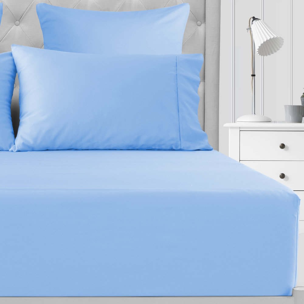 Ebern Designs Breannah Microfiber Brushed Fitted Sheet & Reviews ...